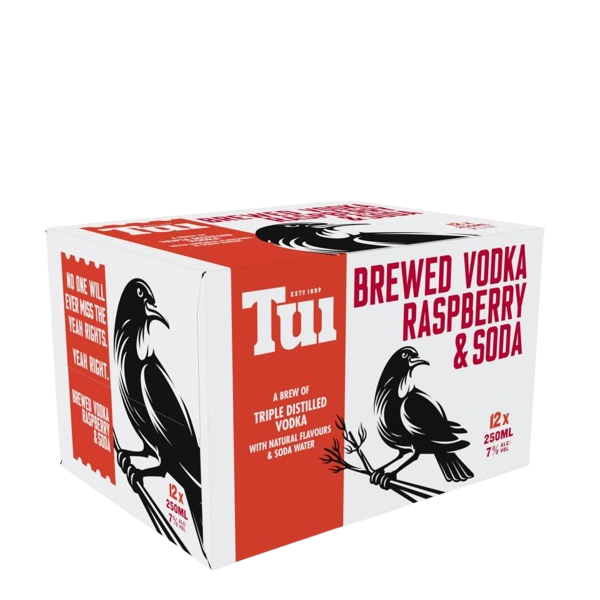TUI VODKA RASPBERRY 250MLx12 CTN – Frank Enterprises Ltd